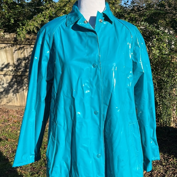 Vintage | Jackets & Coats | Vintage Kenn Sporn For Wippette Long Vinyl ...